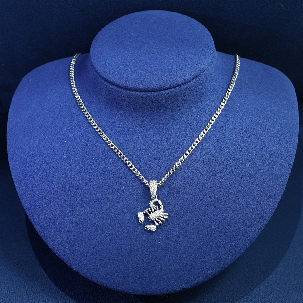 Diamond Scorpio Pendant in 14K Solid Gold – GHETLUXE