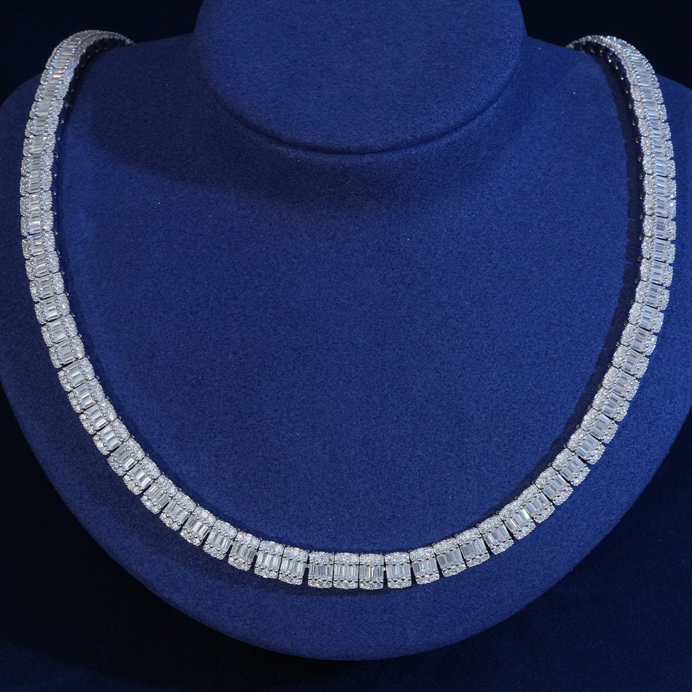 8MM Emerald Cut Tennis Chain – GHETLUXE