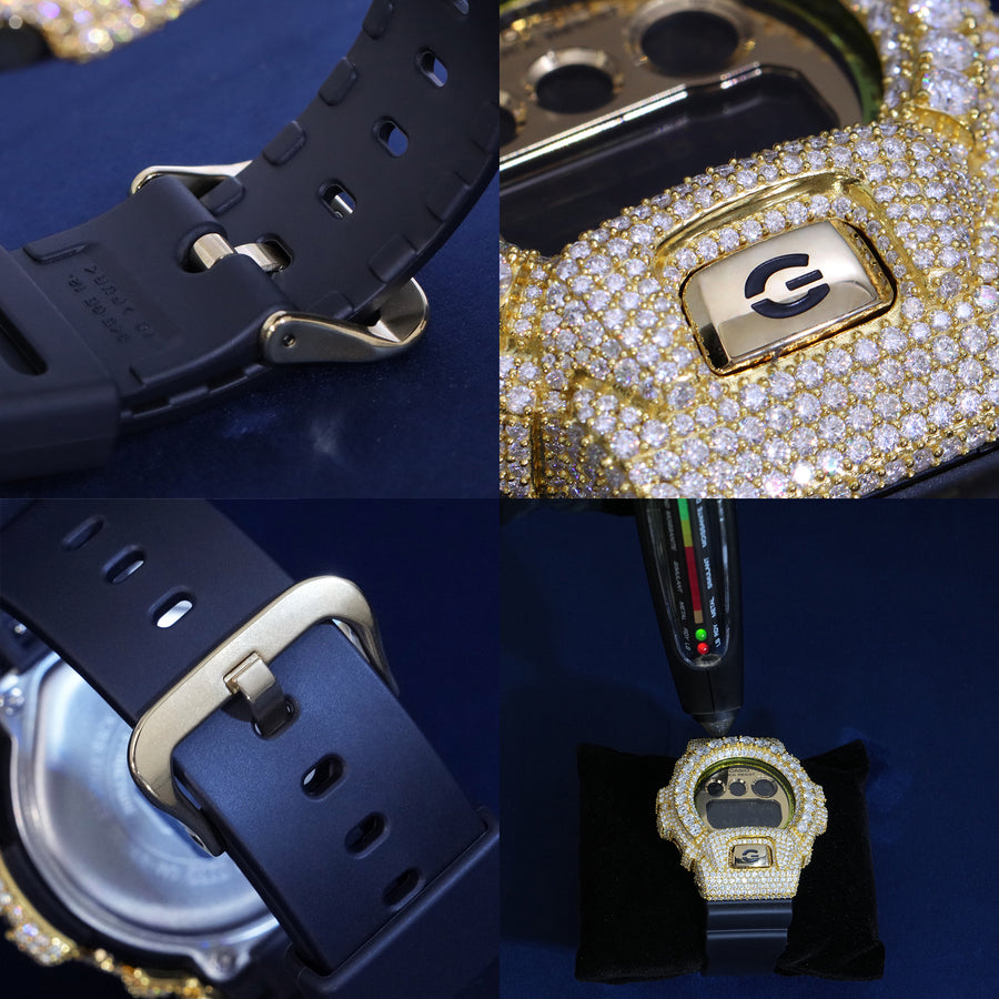 Moissanite GM6900 Custom Watch – Original Watch Included – GHETLUXE