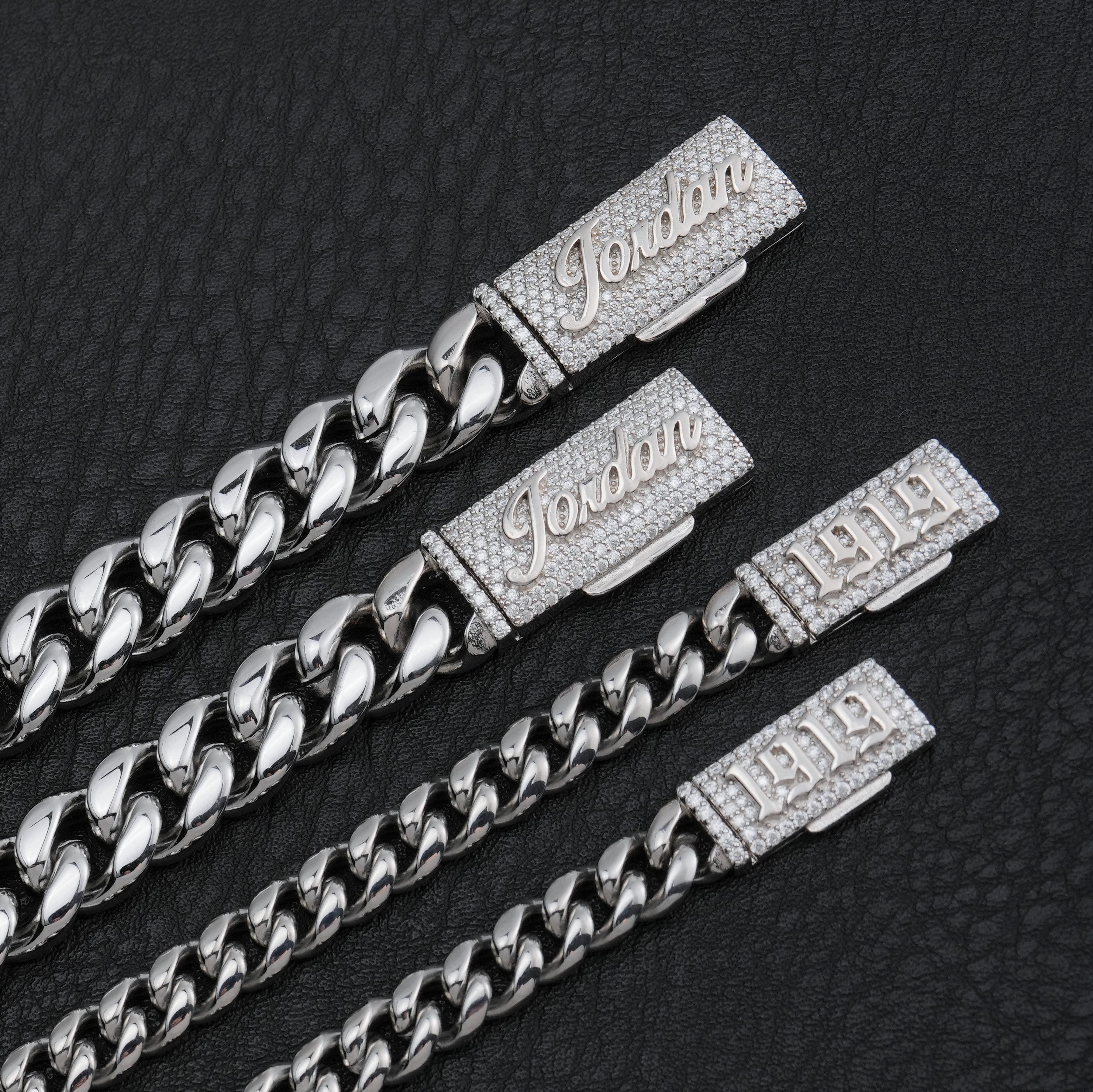 Custom Cuban Link Chain with Moissanite S925 Clasp – GHETLUXE