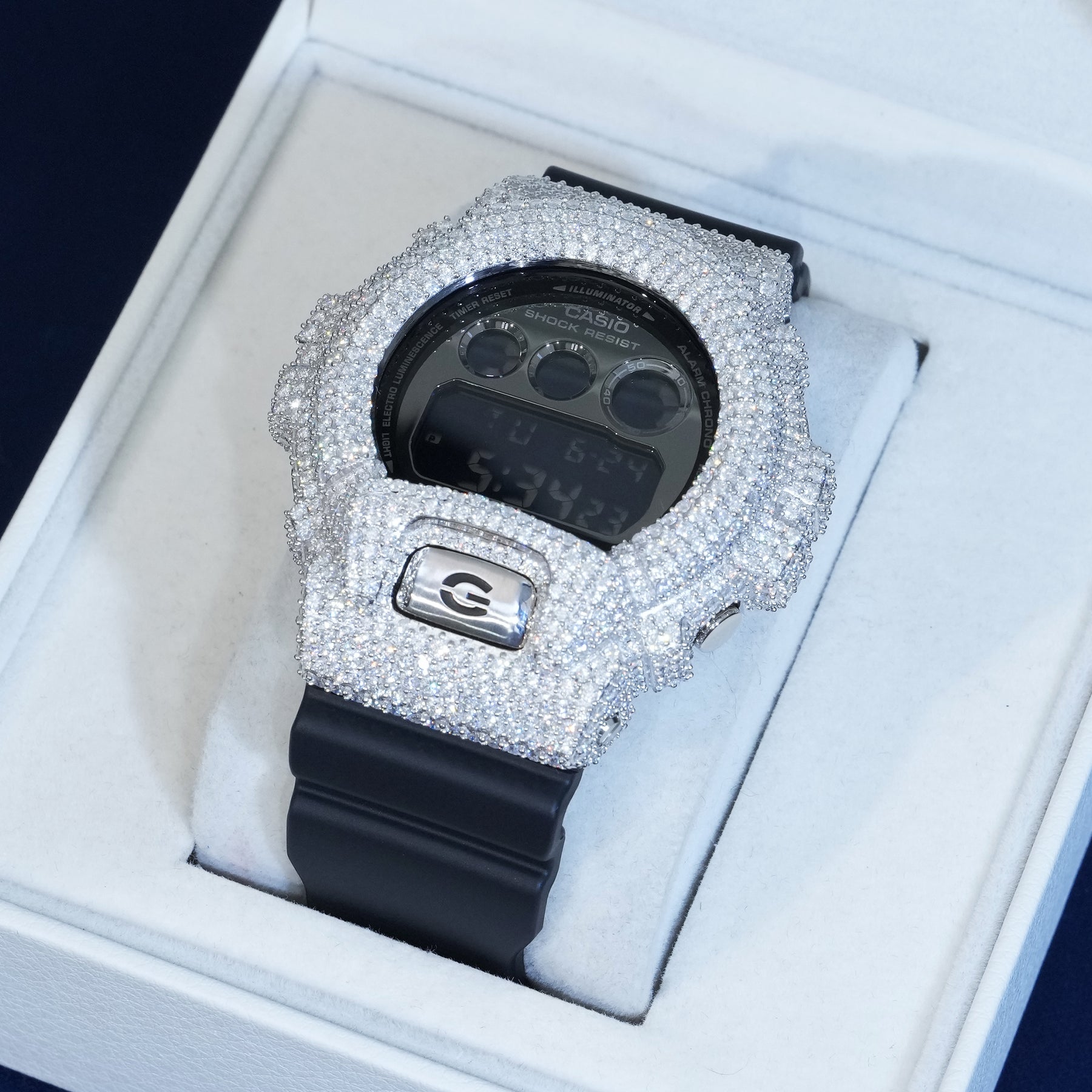 Moissanite GM6900 Custom Watch – Original Watch Included – GHETLUXE