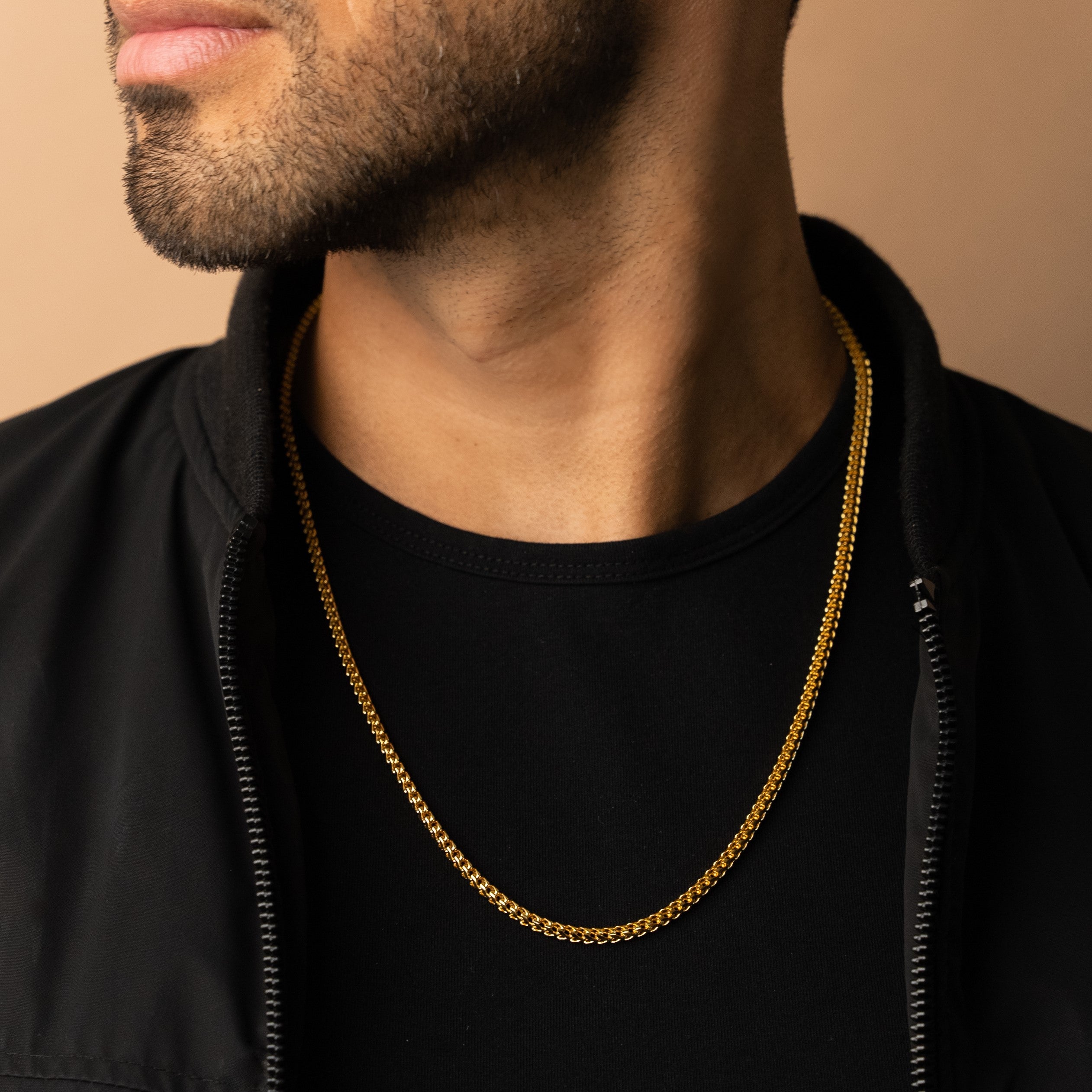 3mm Franco Chain in Gold – GHETLUXE