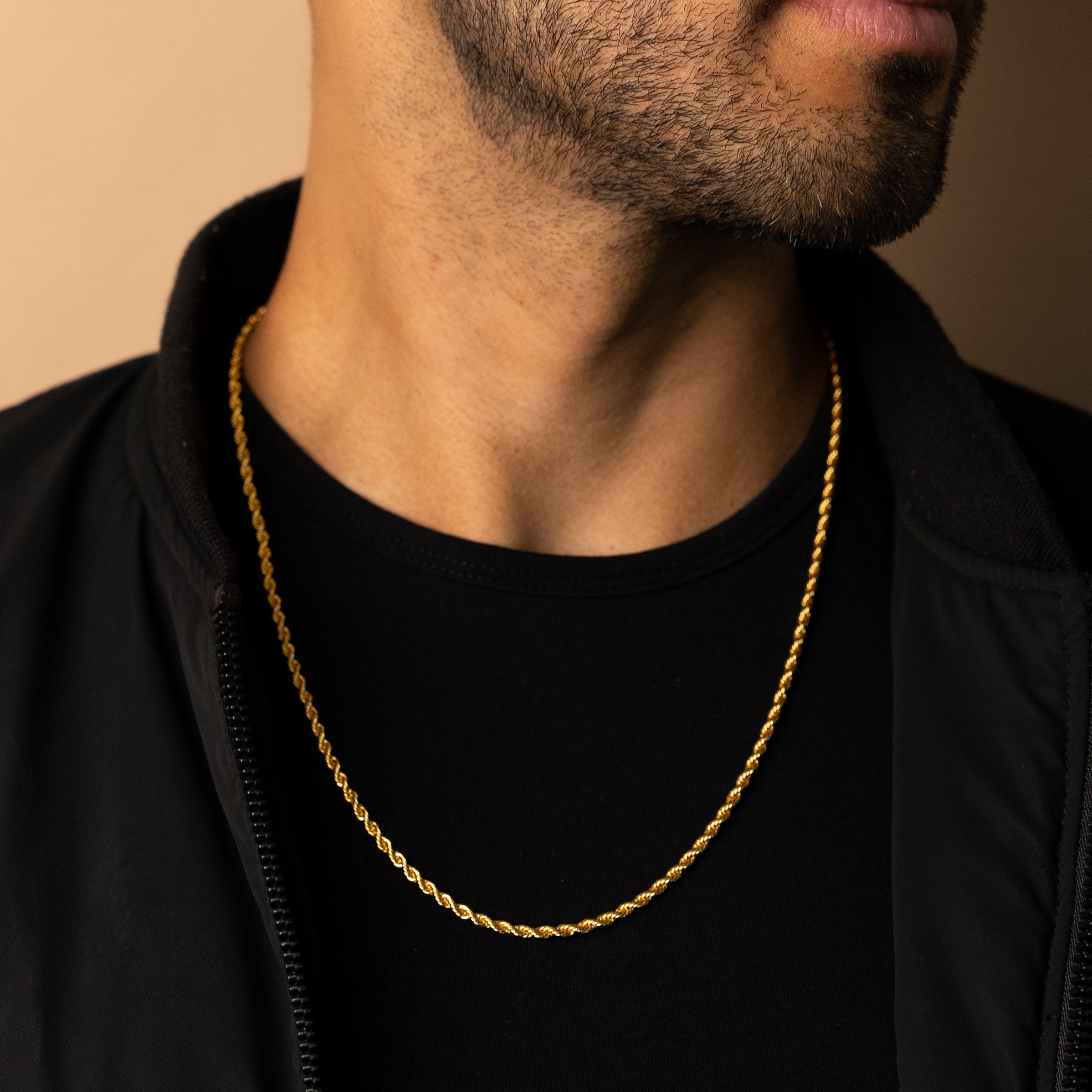 3mm Rope Chain in Gold – GHETLUXE