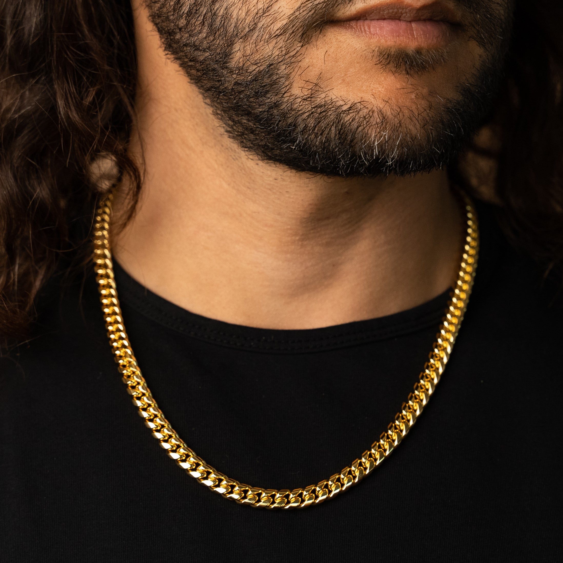 8mm Cuban Link Chain 18K Gold – GHETLUXE